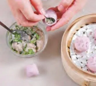 Steamed Taro Bun Recipe | My Chinese Recipes